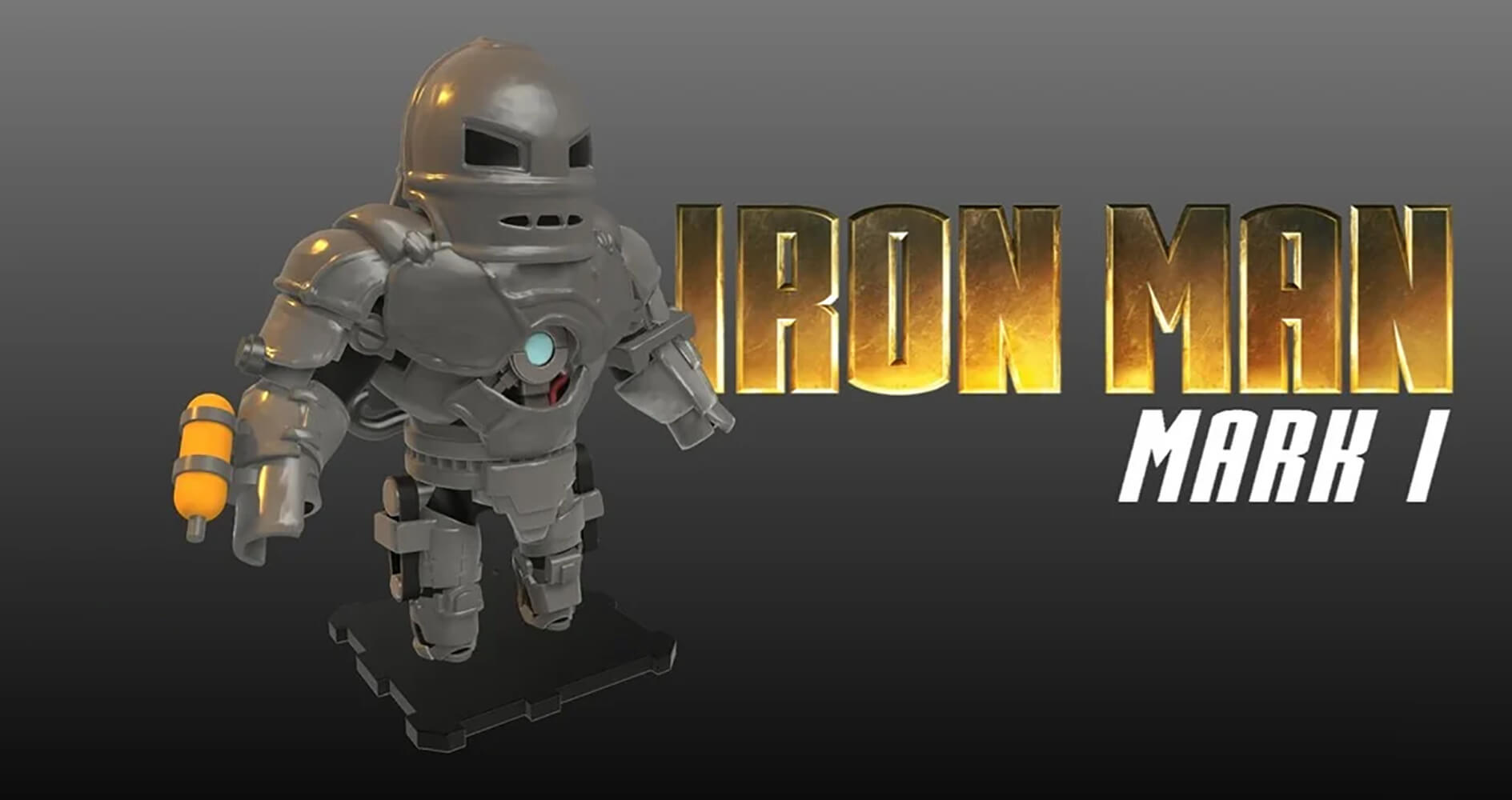 Iron Man Mark 1 - 3D Model by Tan Wan Lin Breda