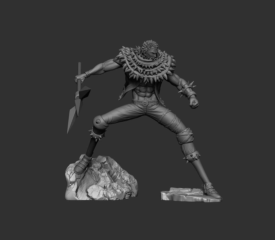 Katakuri - One Piece 3D Model by Tan Wan Lin Breda