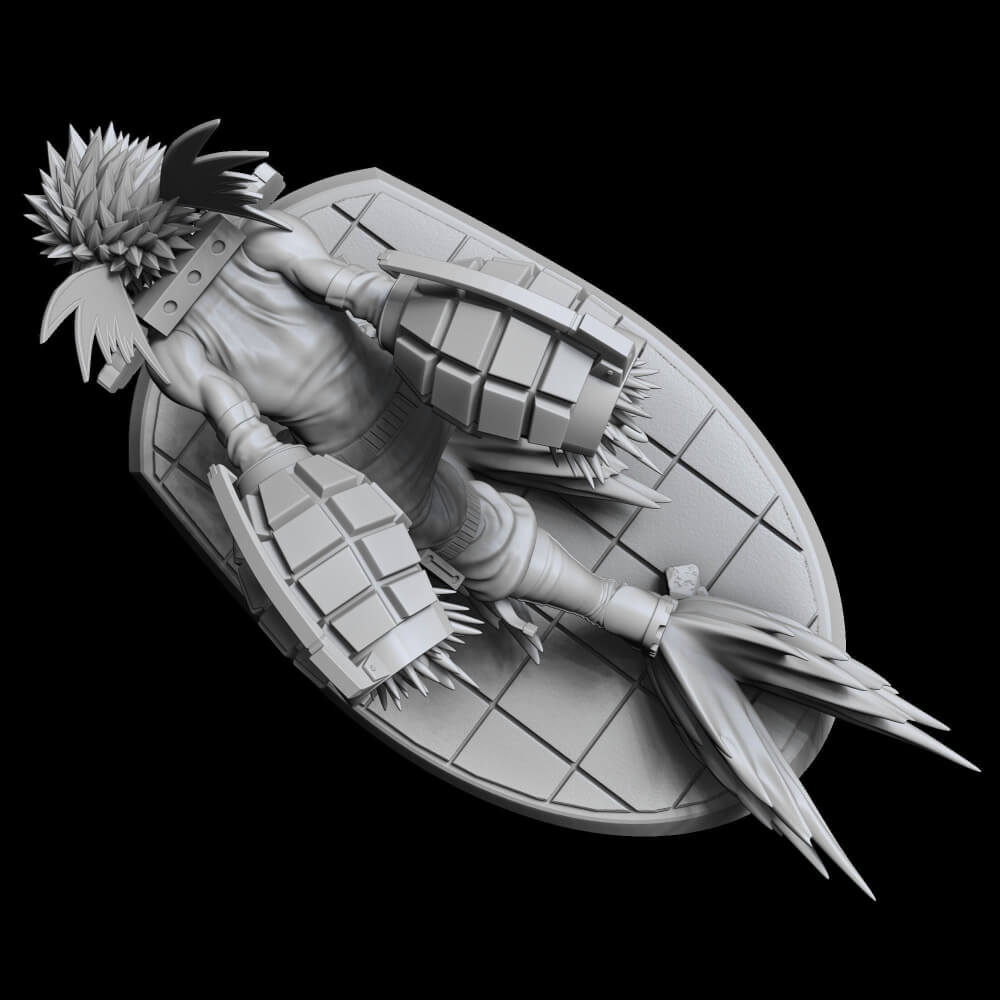 Katsuki Bakugo - My Hero Academia 3D Model by Tan Wan Lin Breda