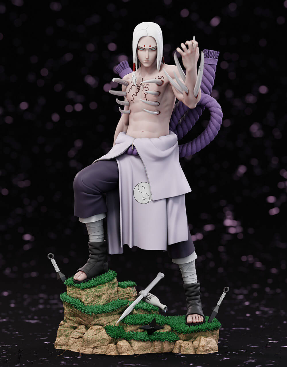 Kimimaro - Naruto 3D Model by Tan Wan Lin Breda