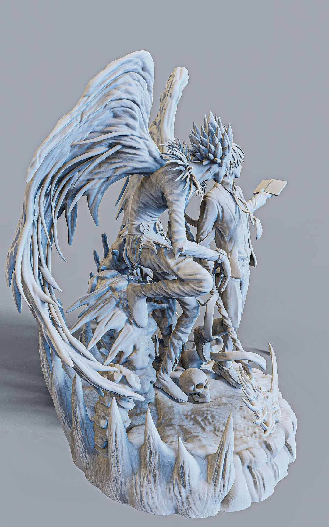 Light and Ryuk From Death Note - 3D Model by Tan Wan Lin Breda