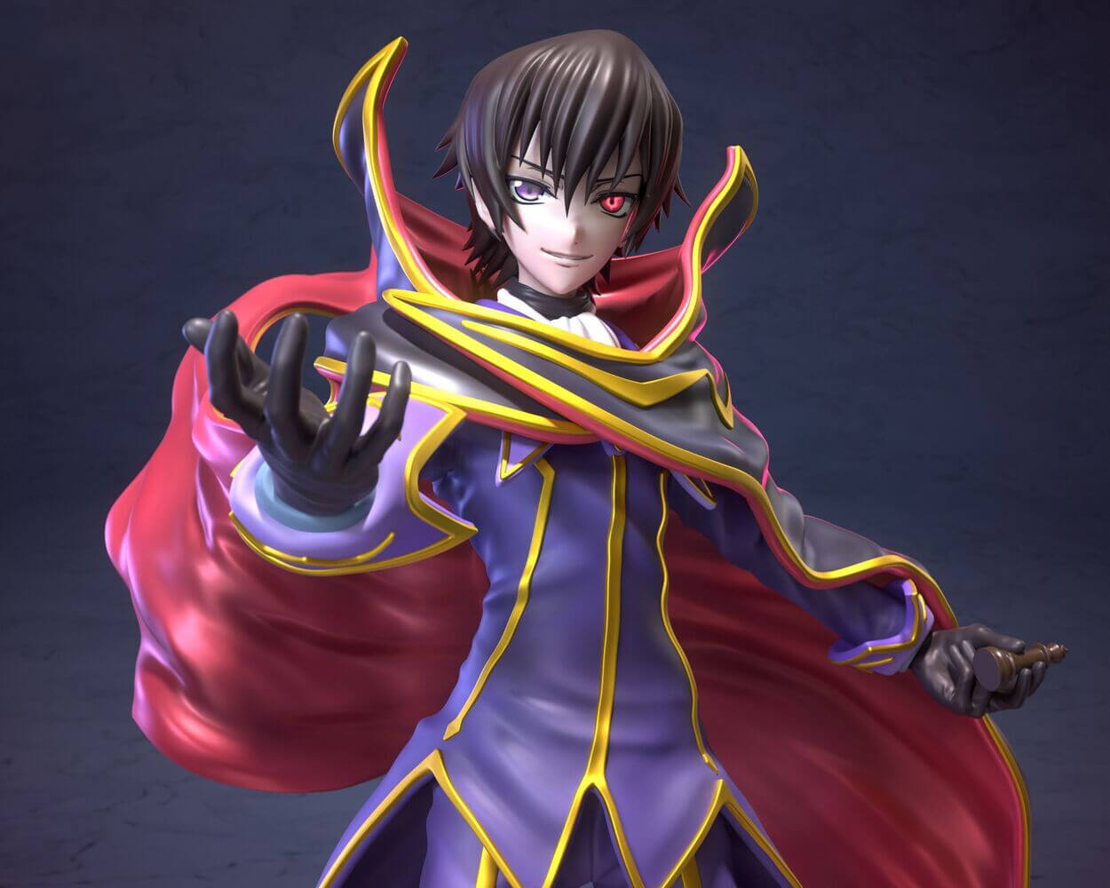 Lelouch - Code Geass 3D Model by Tan Wan Lin Breda