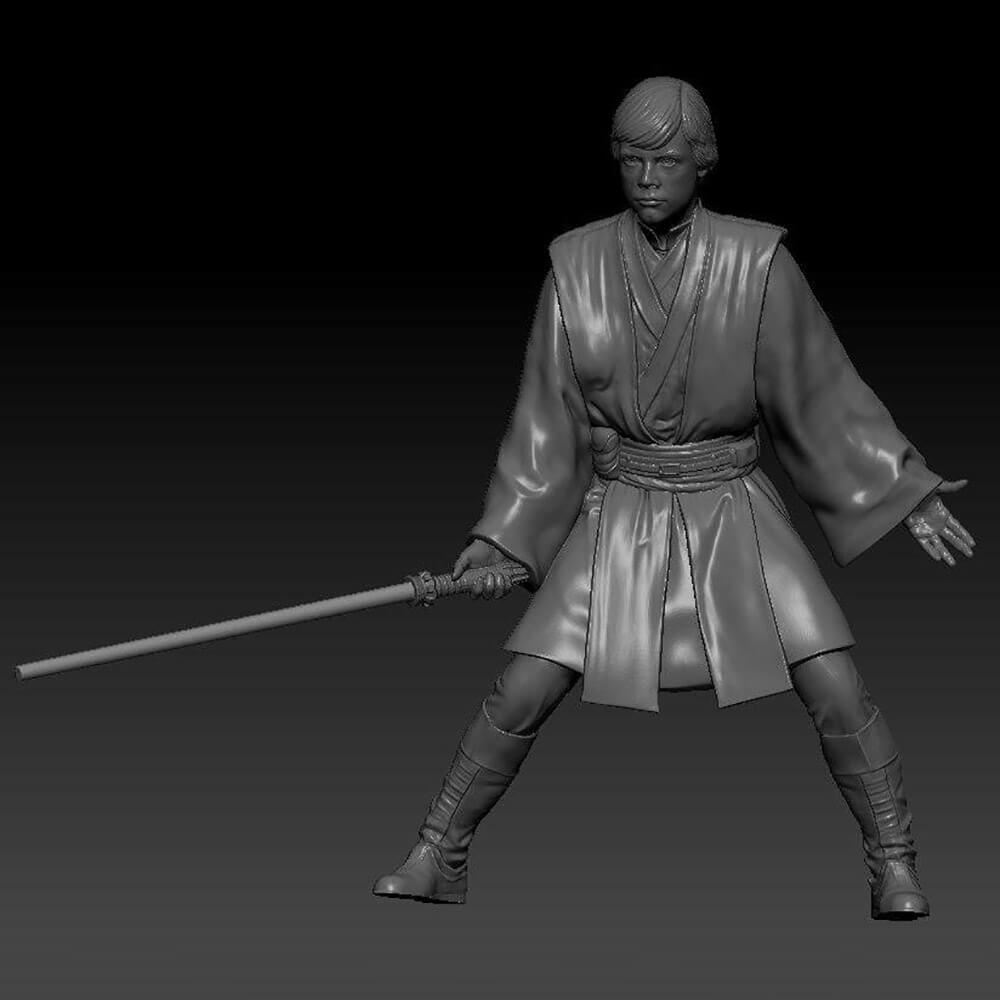 Luke Skywalker - 3D Model by Tan Wan Lin Breda