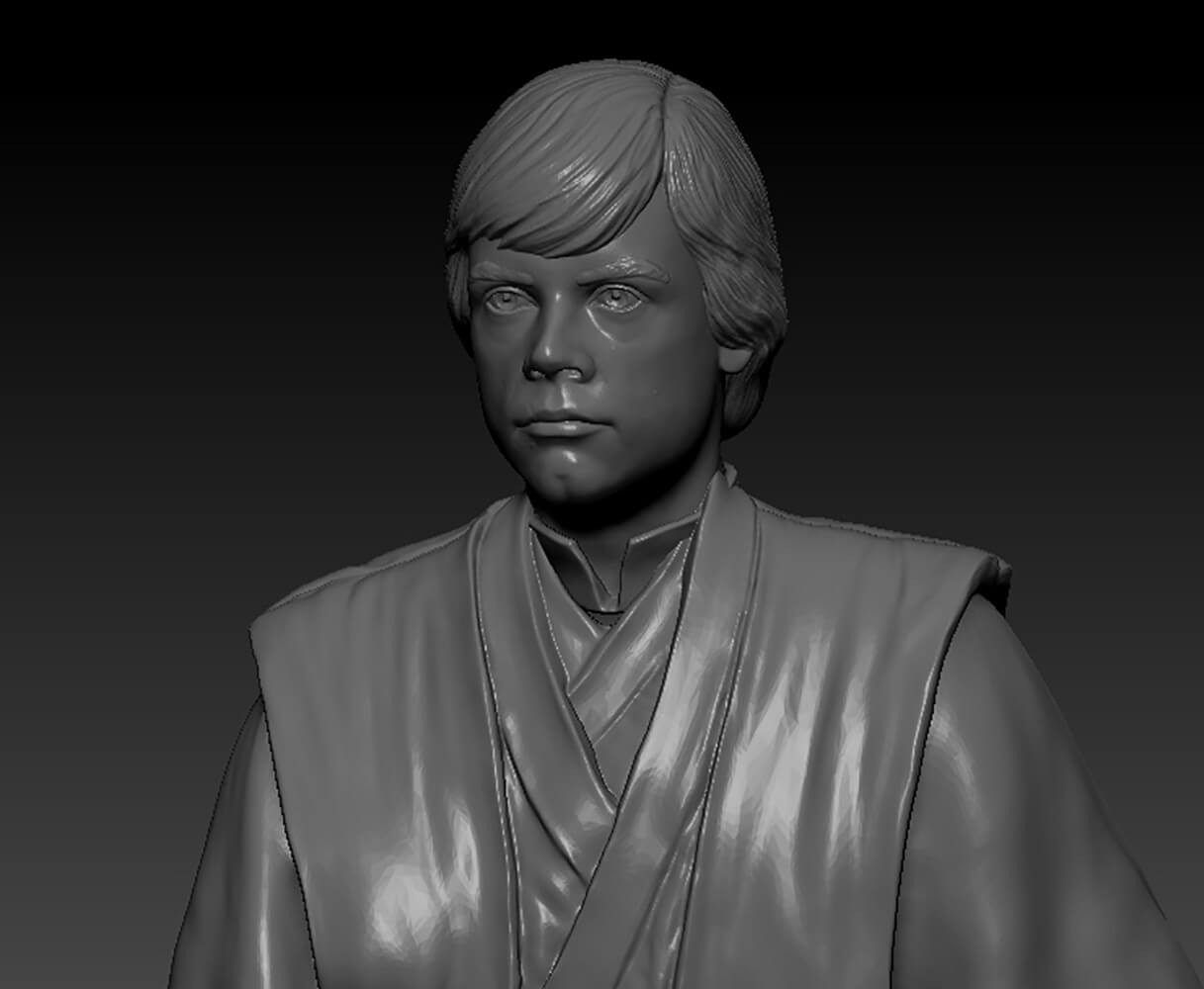 Luke Skywalker - 3D Model by Tan Wan Lin Breda