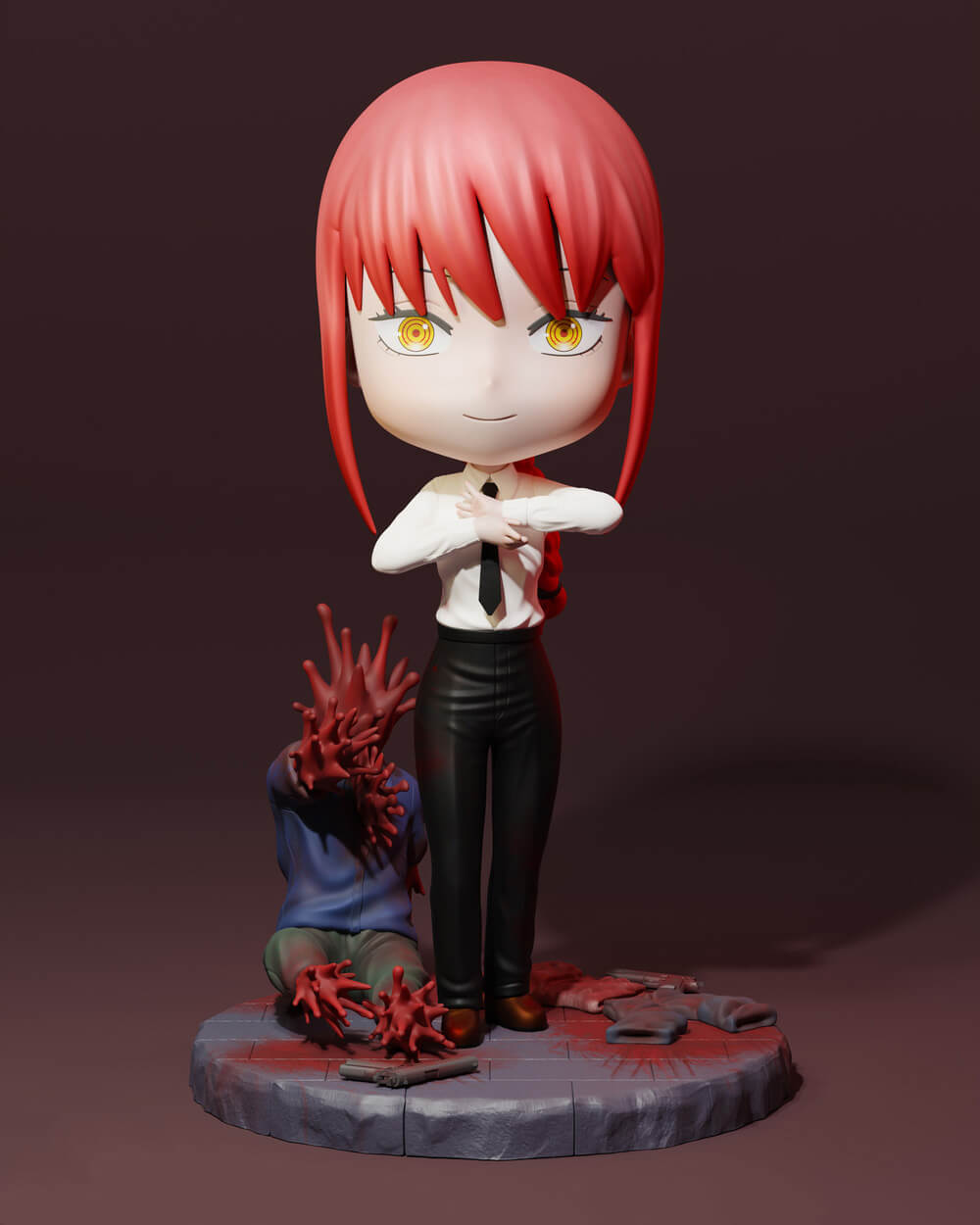 Makima Chibi - 3D Model by Tan Wan Lin Breda