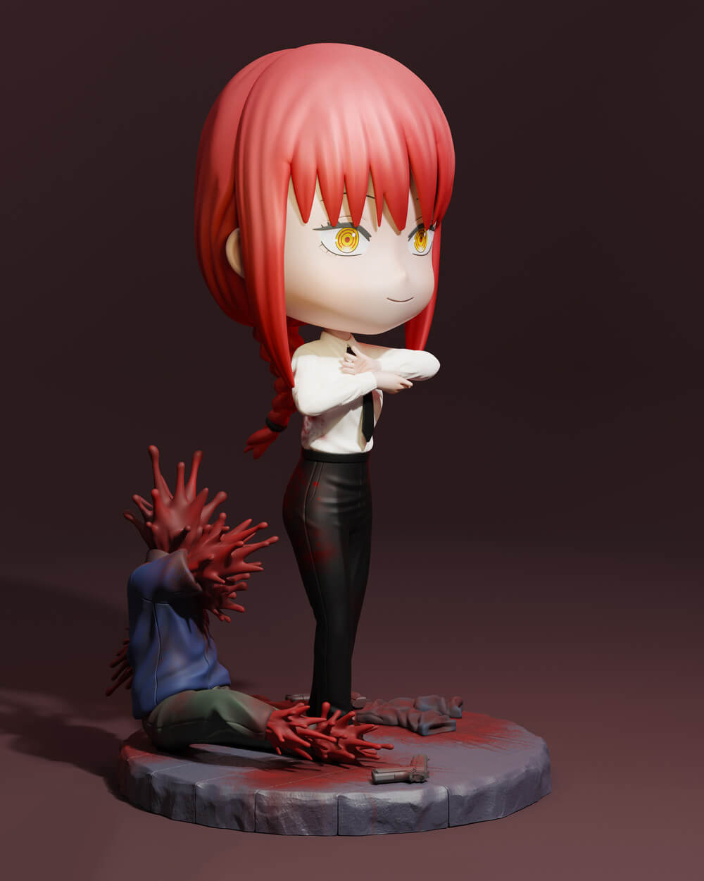Makima Chibi - 3D Model by Tan Wan Lin Breda