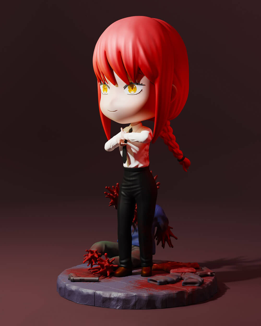 Makima Chibi - 3D Model by Tan Wan Lin Breda