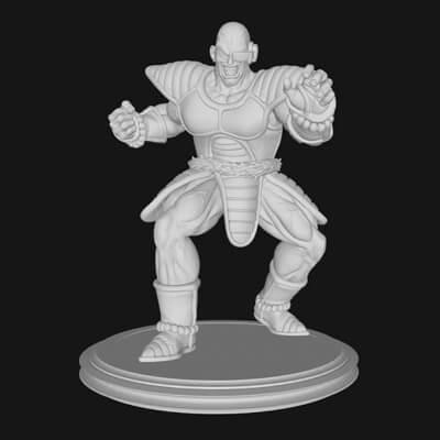 Nappa Dragon Ball Z - 3D Model by Tan Wan Lin Breda