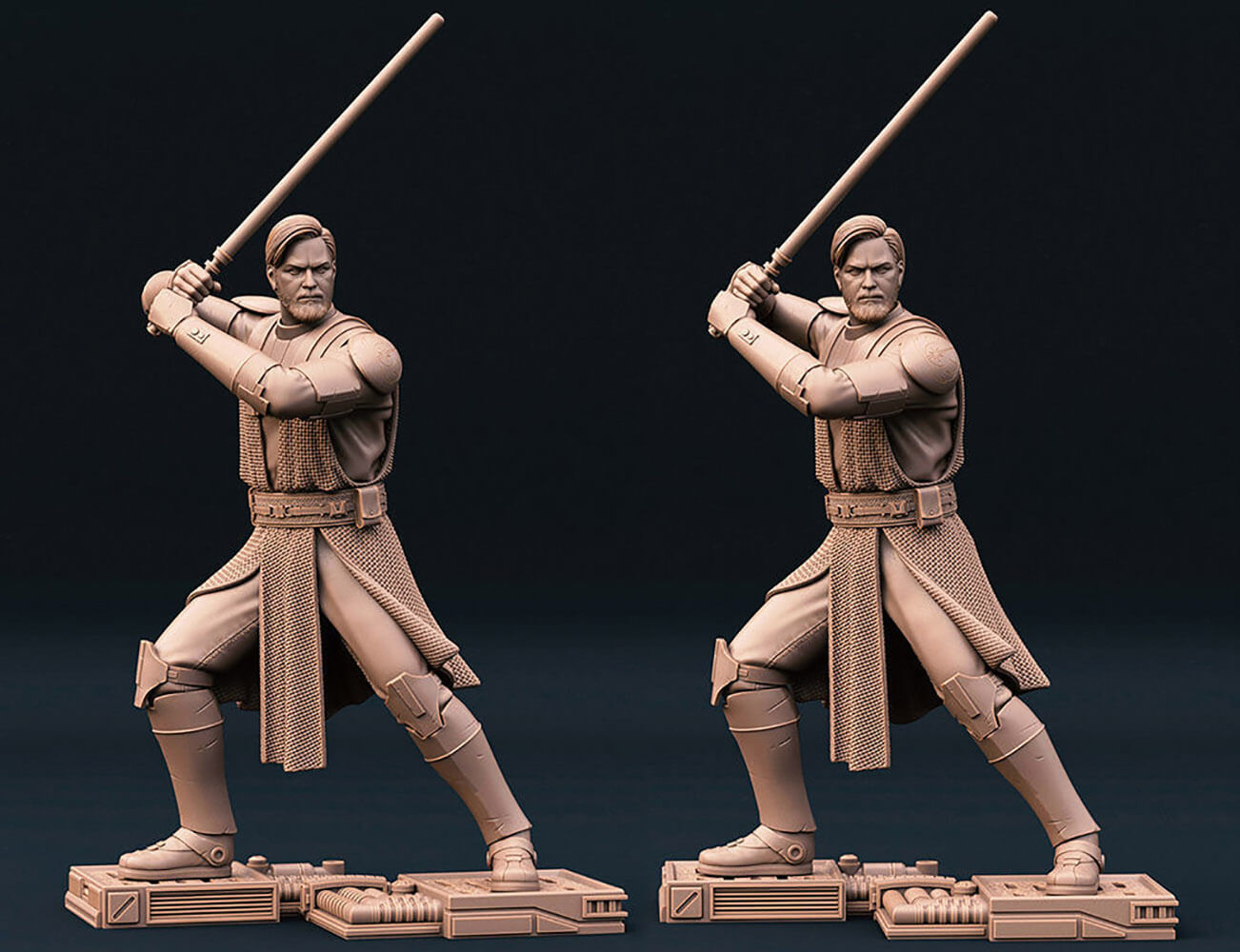 Obi-Wan Kenobi 3D Model by Tan Wan Lin Breda