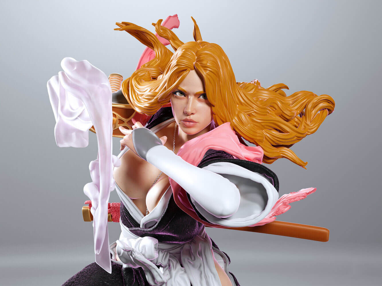 Rangiku Matsumoto - Bleach 3D Model by Tan Wan Lin Breda