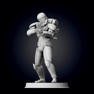 Republic Commando - 3D Model by Tan Wan Lin Breda