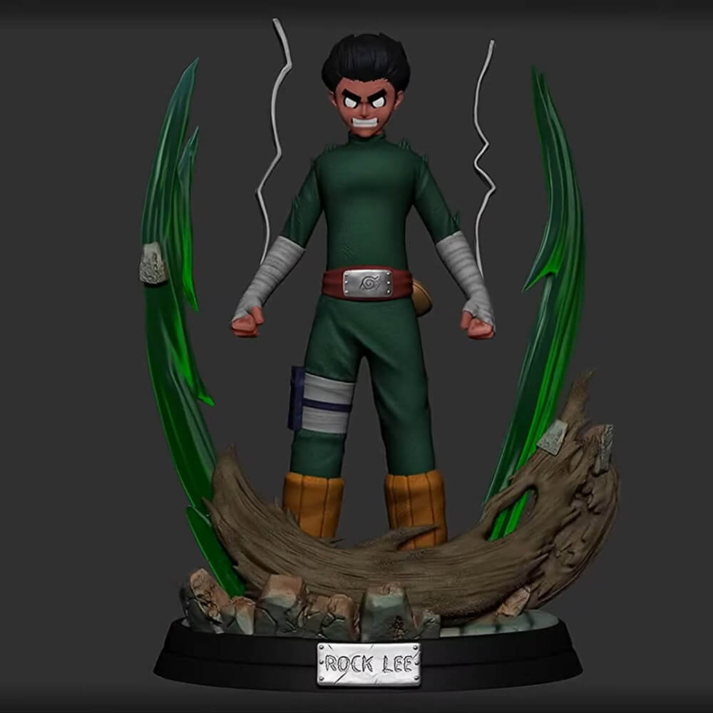 Rock Lee - Naruto 3D Model by Tan Wan Lin Breda