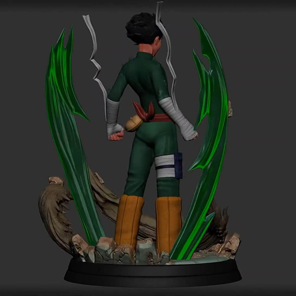 Rock Lee - Naruto 3D Model by Tan Wan Lin Breda