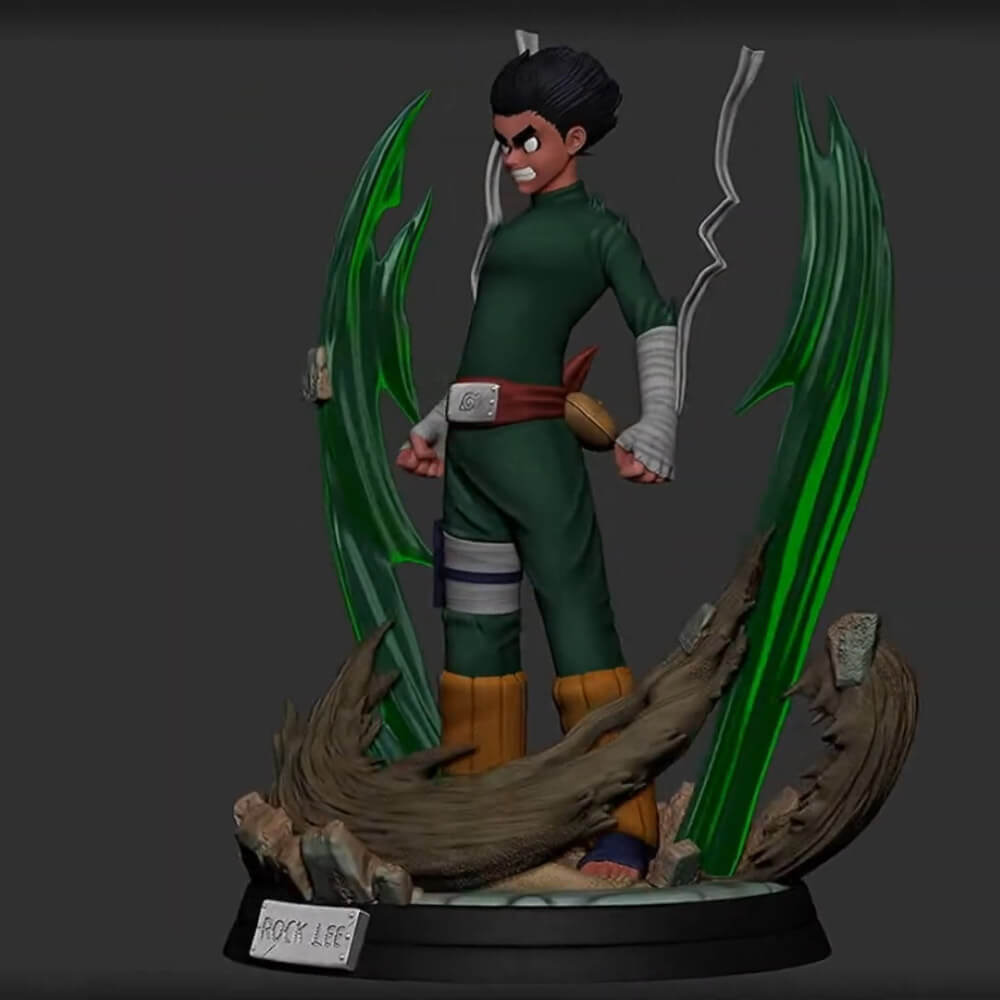 Rock Lee - Naruto 3D Model by Tan Wan Lin Breda