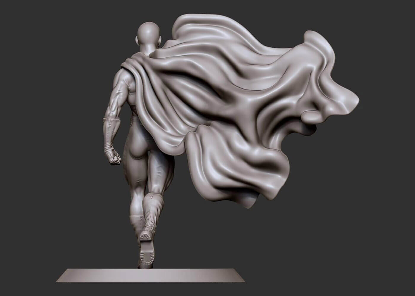 Saitama Statue - 3D Model by Tan Wan Lin Breda