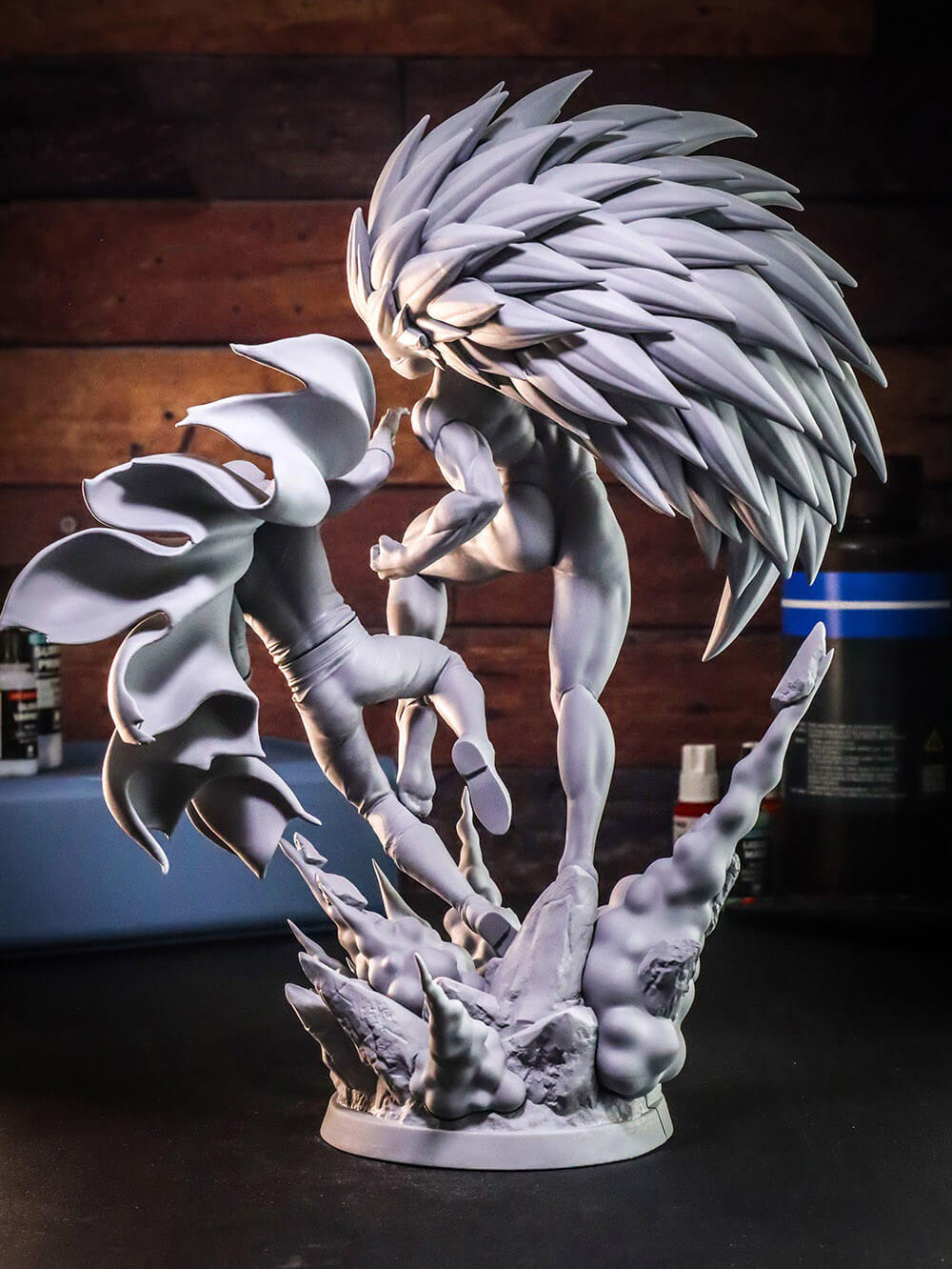Saitama Vs Boros - One Punch Man 3D Model by Tan Wan Lin Breda