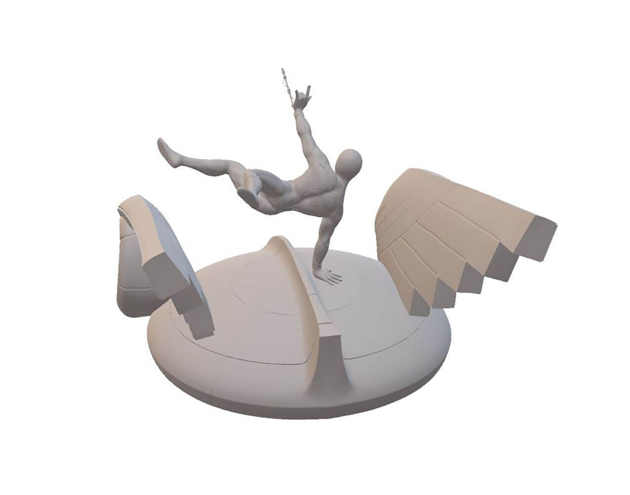 Spiderman Marvel Miniature - 3D Print Model by Tan Wan Lin Breda