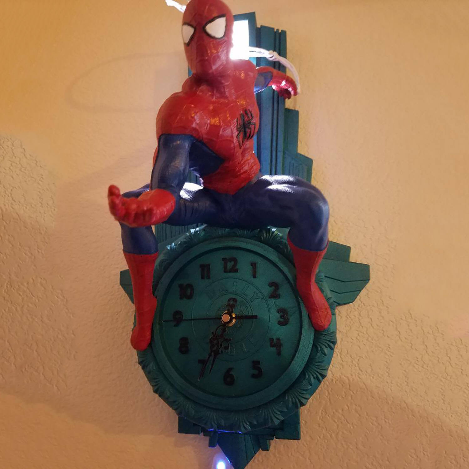 Spiderman Wall Clock - Print Ready 3D Model by Tan Wan Lin Breda
