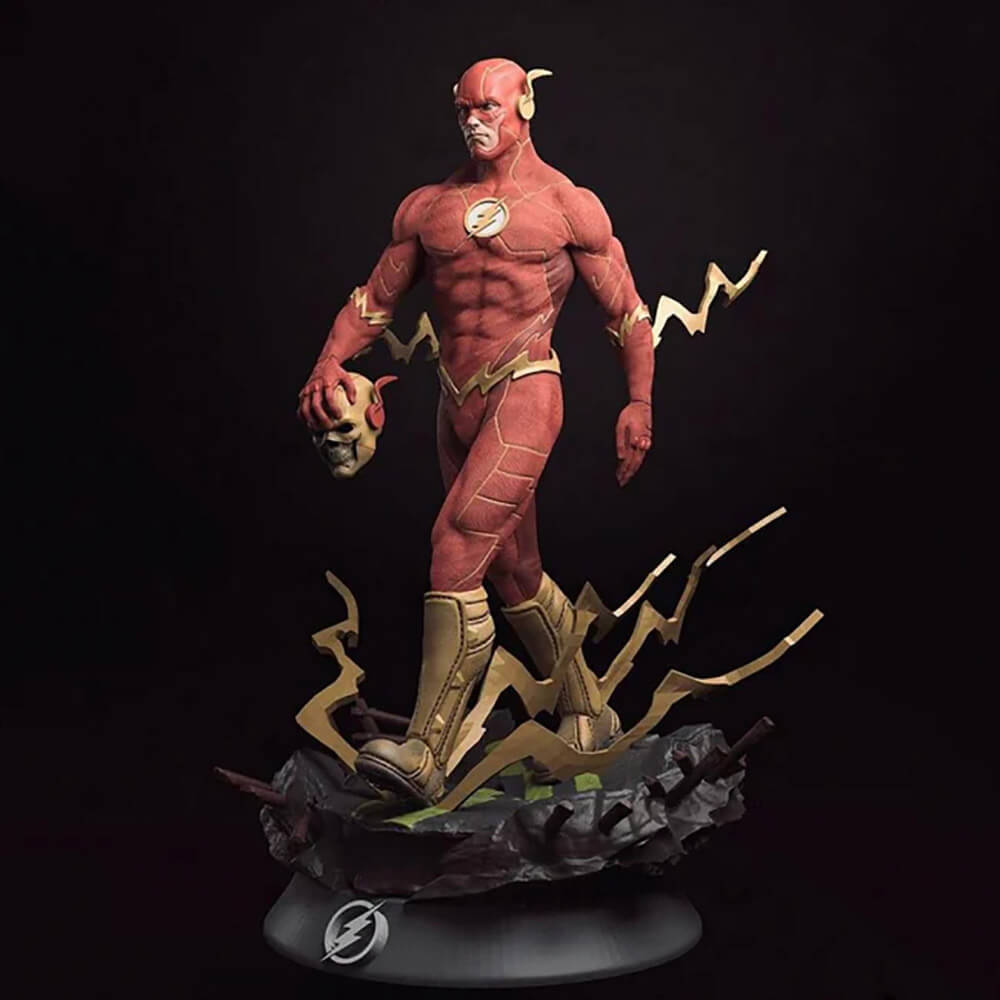 The Flash Statue - 3D Print Model by Tan Wan Lin Breda