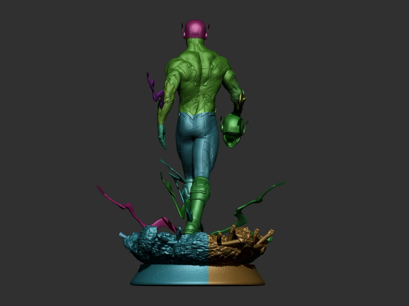 The Flash Statue - 3D Model by Tan Wan Lin Breda