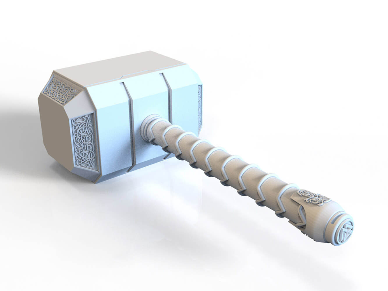 Thor Hammer Statue - 3D Print Model by Tan Wan Lin Breda