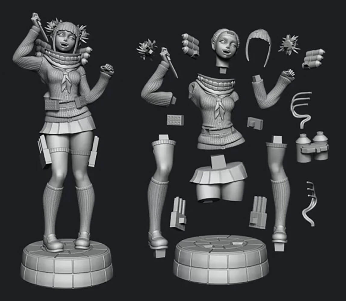 Toga Himiko Figure - 3D Model by Tan Wan Lin Breda