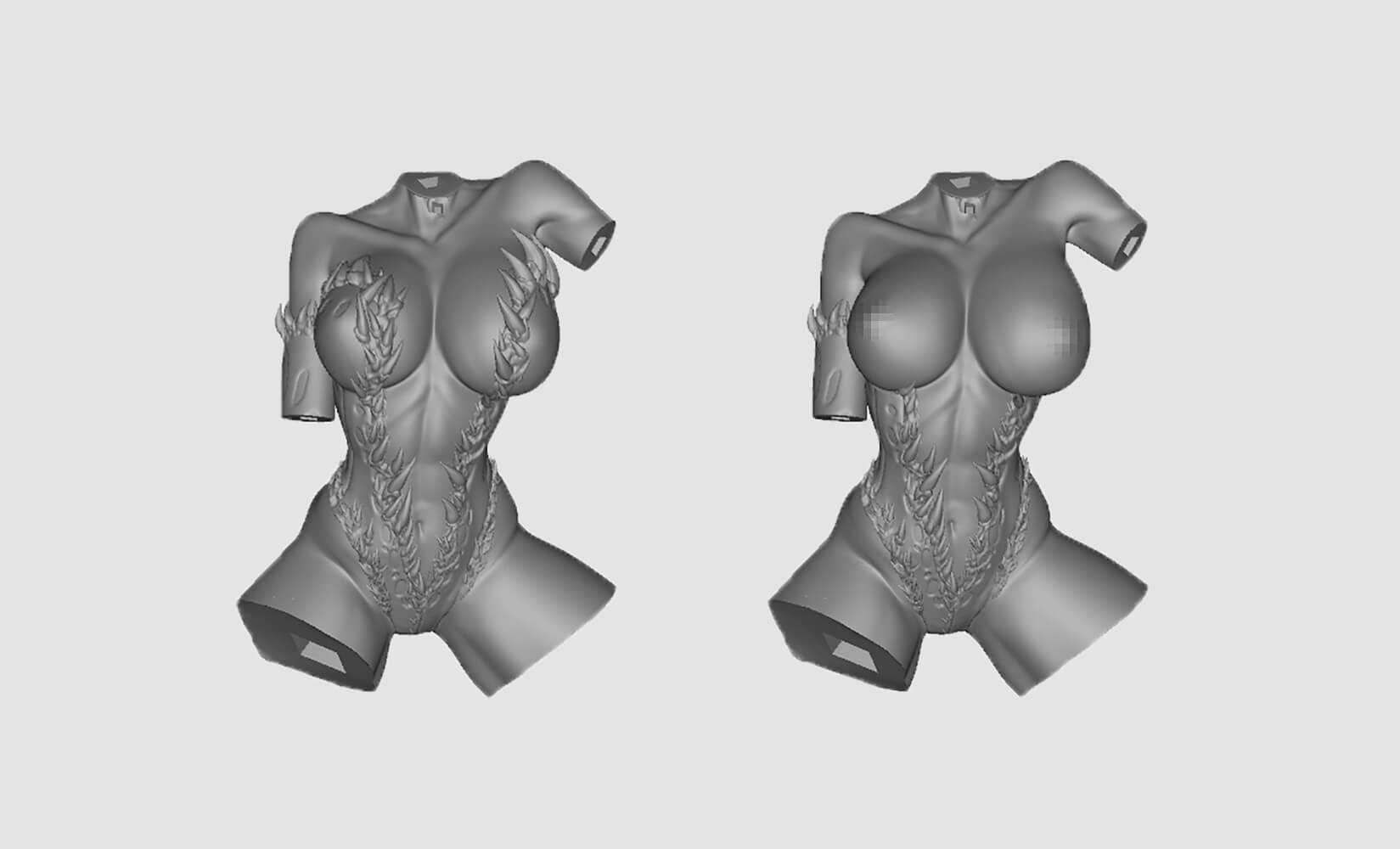 Venom Gwen Stacy Mary Jane - 3D Print Model by Tan Wan Lin Breda