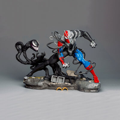 Venom Take Over Spiderman - 3D Model by Tan Wan Lin Breda