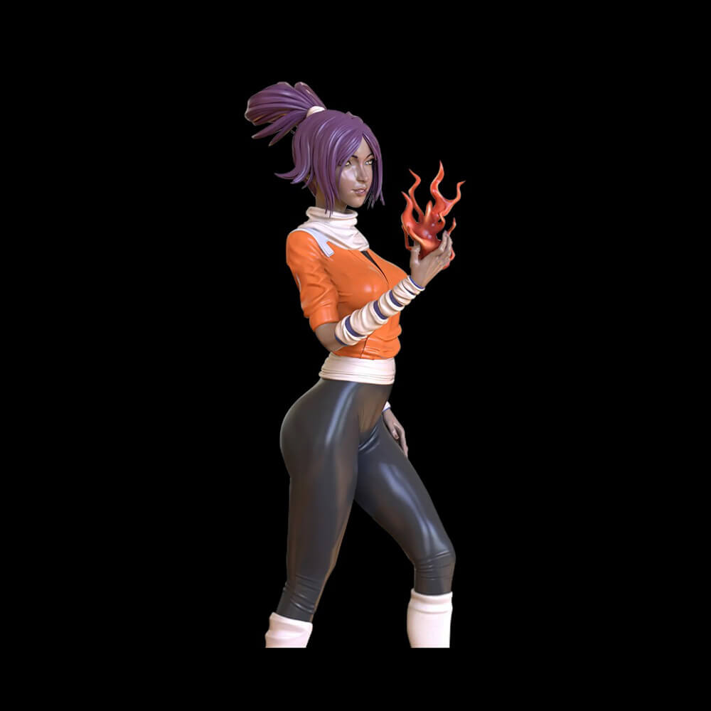 Yoruichi Bleach - 3D Model by Tan Wan Lin Breda