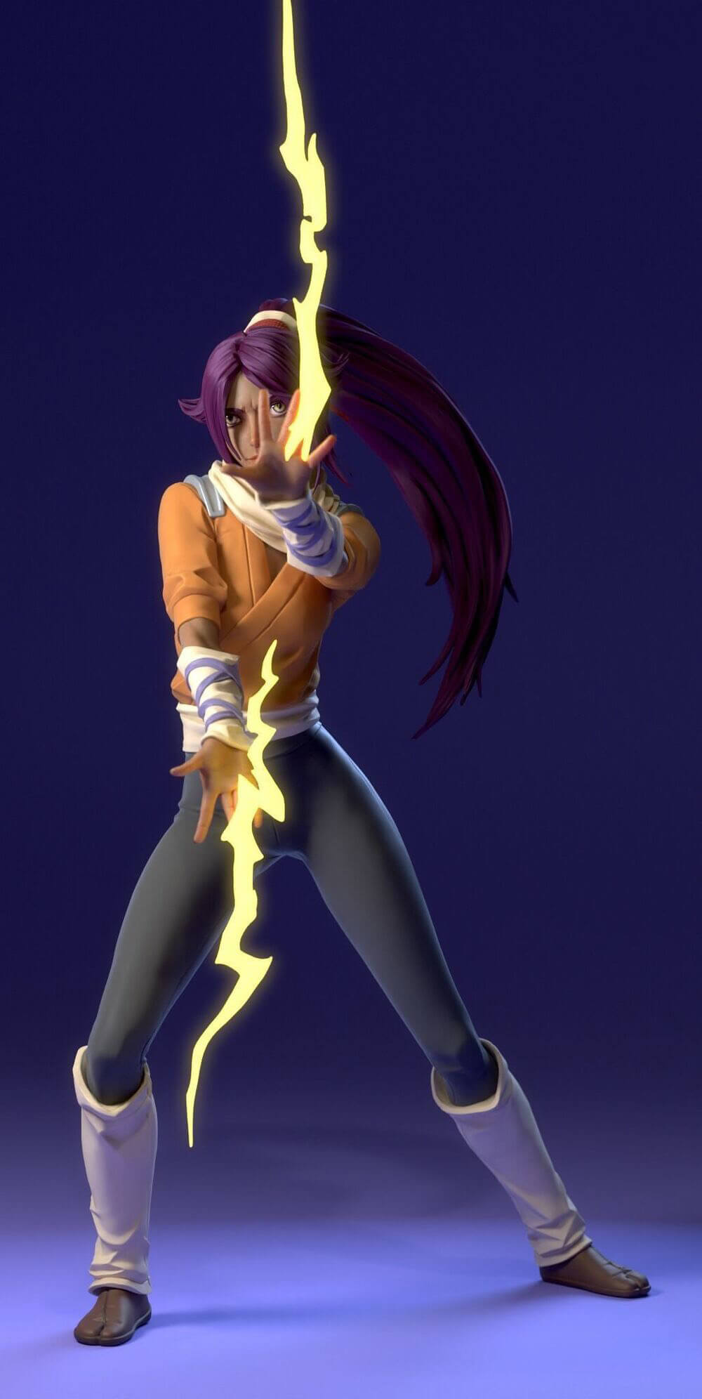 Yoruichi Shihoin - 3D Model by Tan Wan Lin Breda