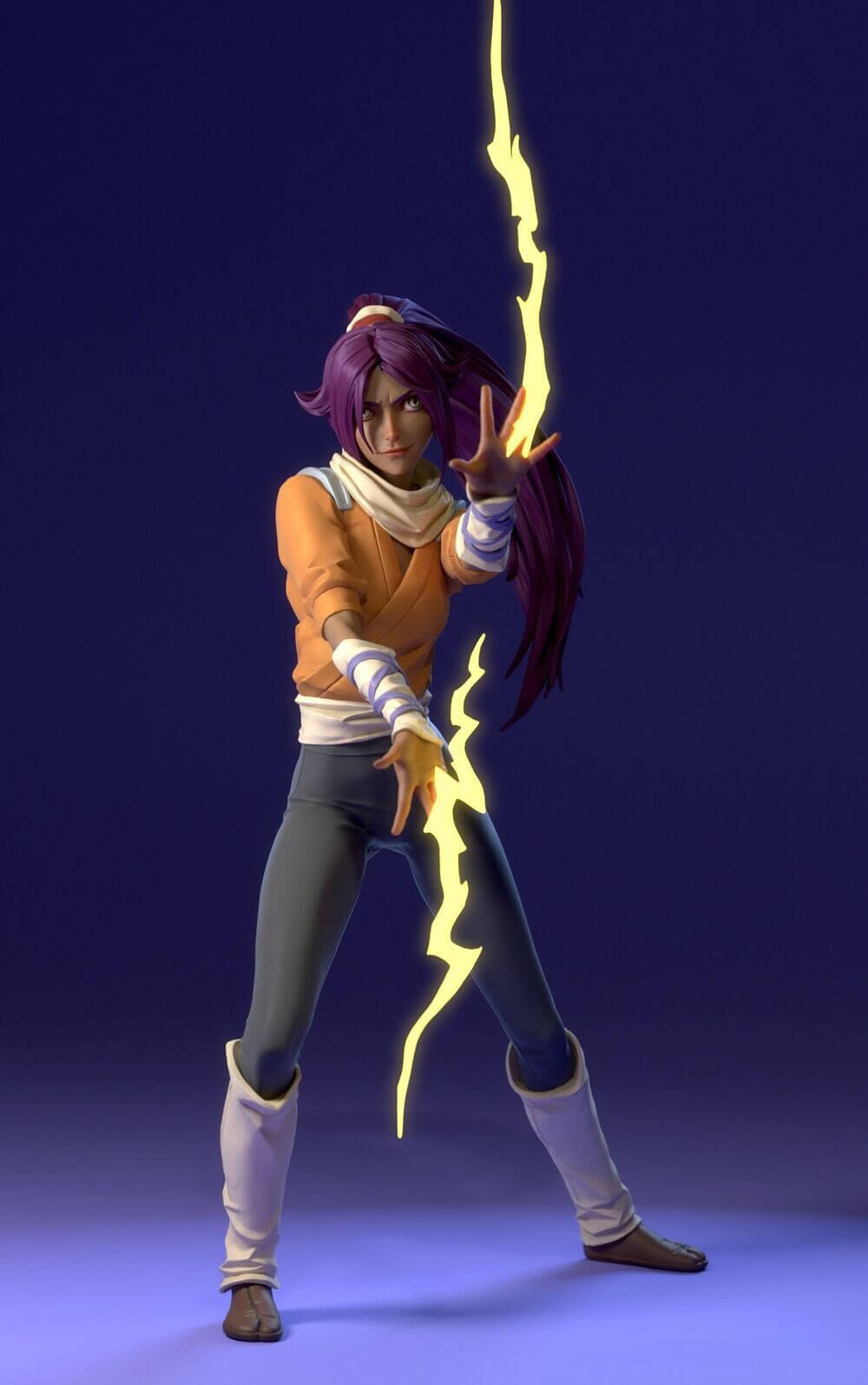 Yoruichi Shihoin - 3D Model by Tan Wan Lin Breda