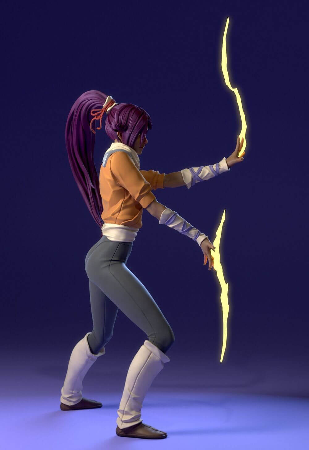 Yoruichi Shihoin - 3D Model by Tan Wan Lin Breda