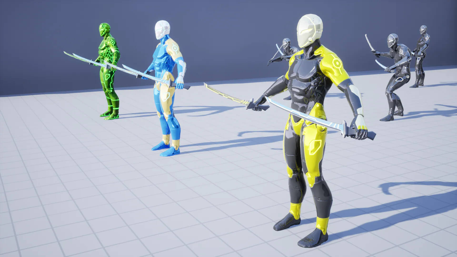 Cyborg Ninja - 3D Model by tanatomorf