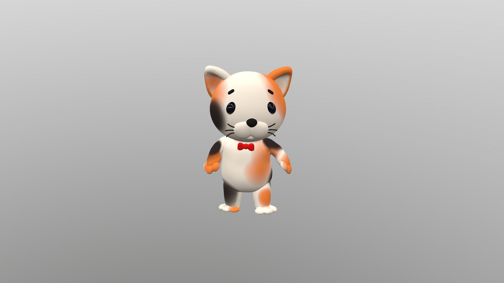 Cat Cartoon - 3D Model by tanchik