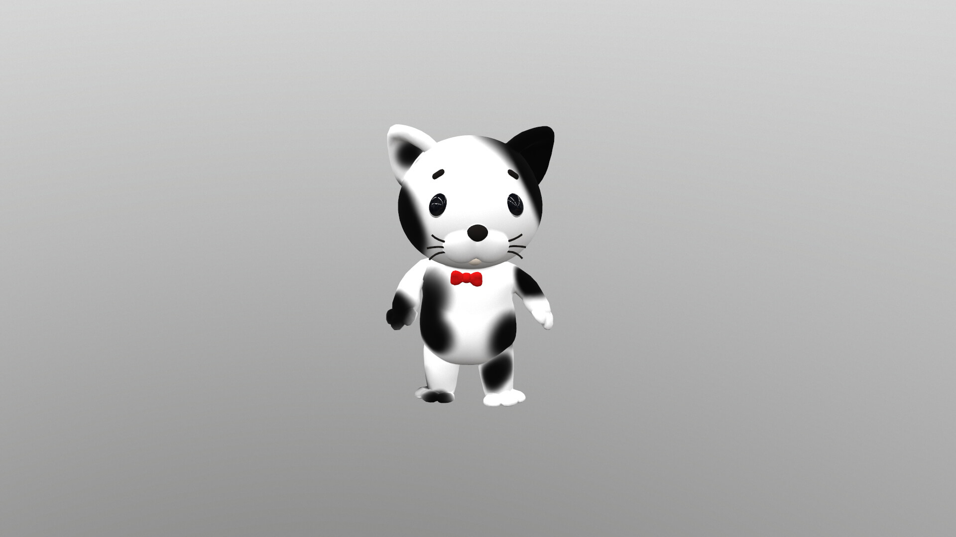 Cat Cartoon - 3D Model by tanchik