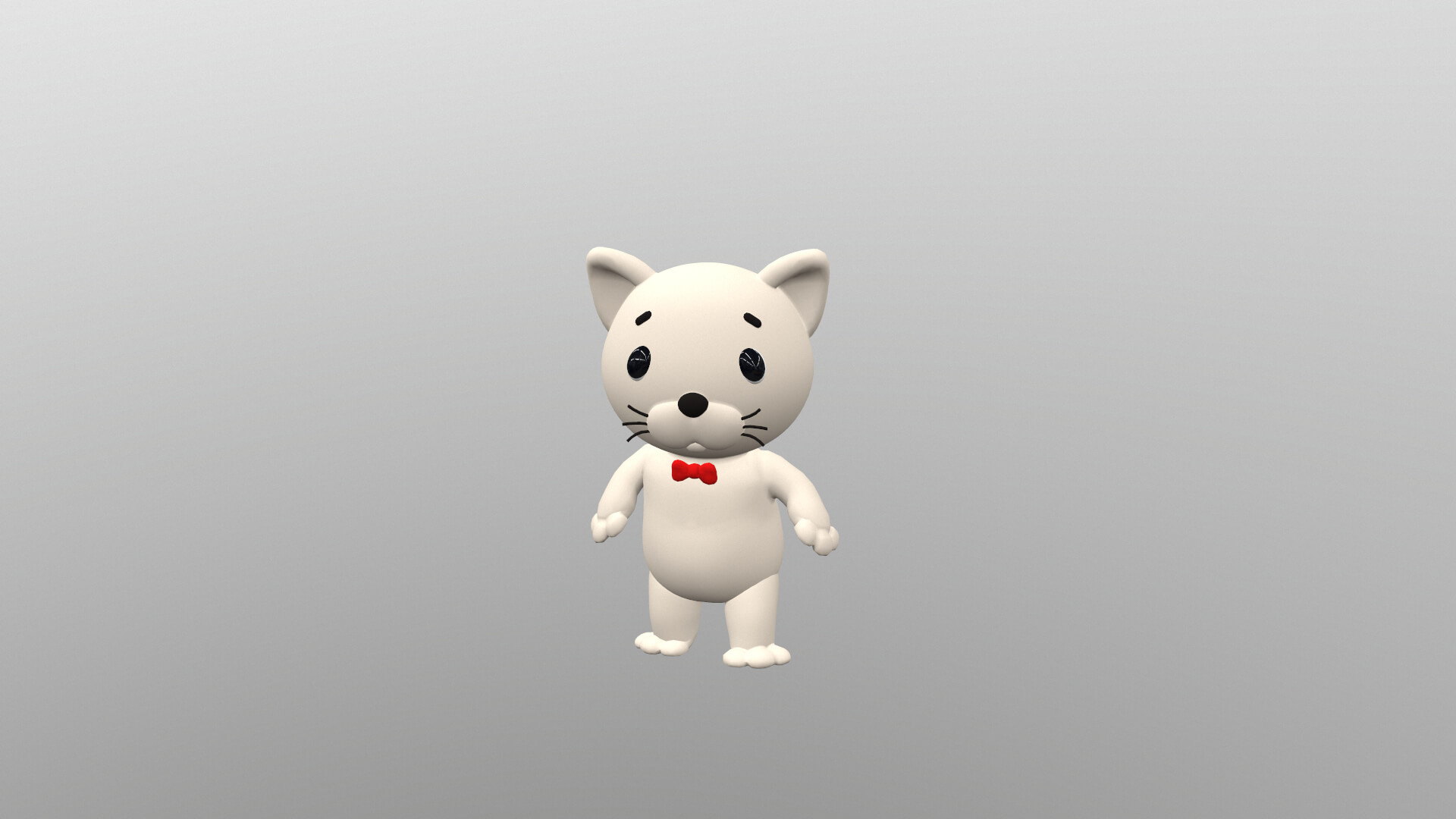 Cat Cartoon - 3D Model by tanchik