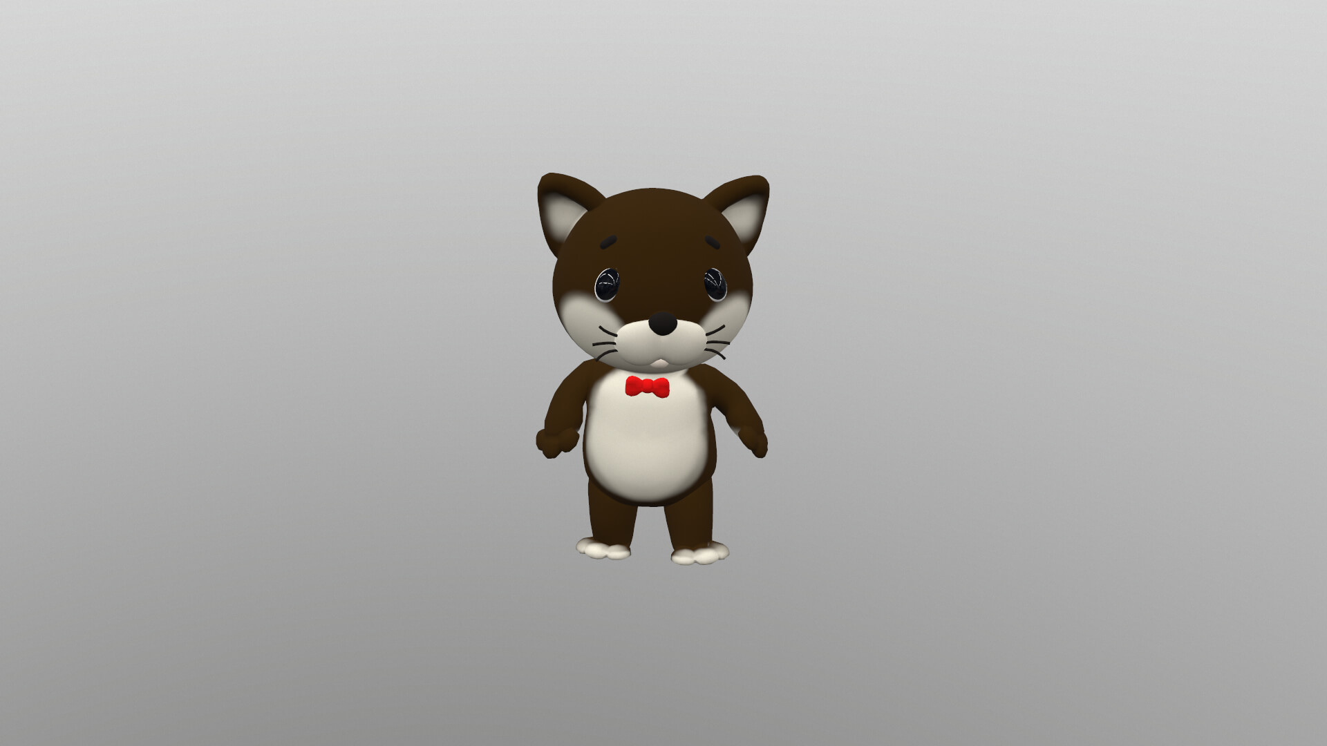 Cat Cartoon - 3D Model by tanchik