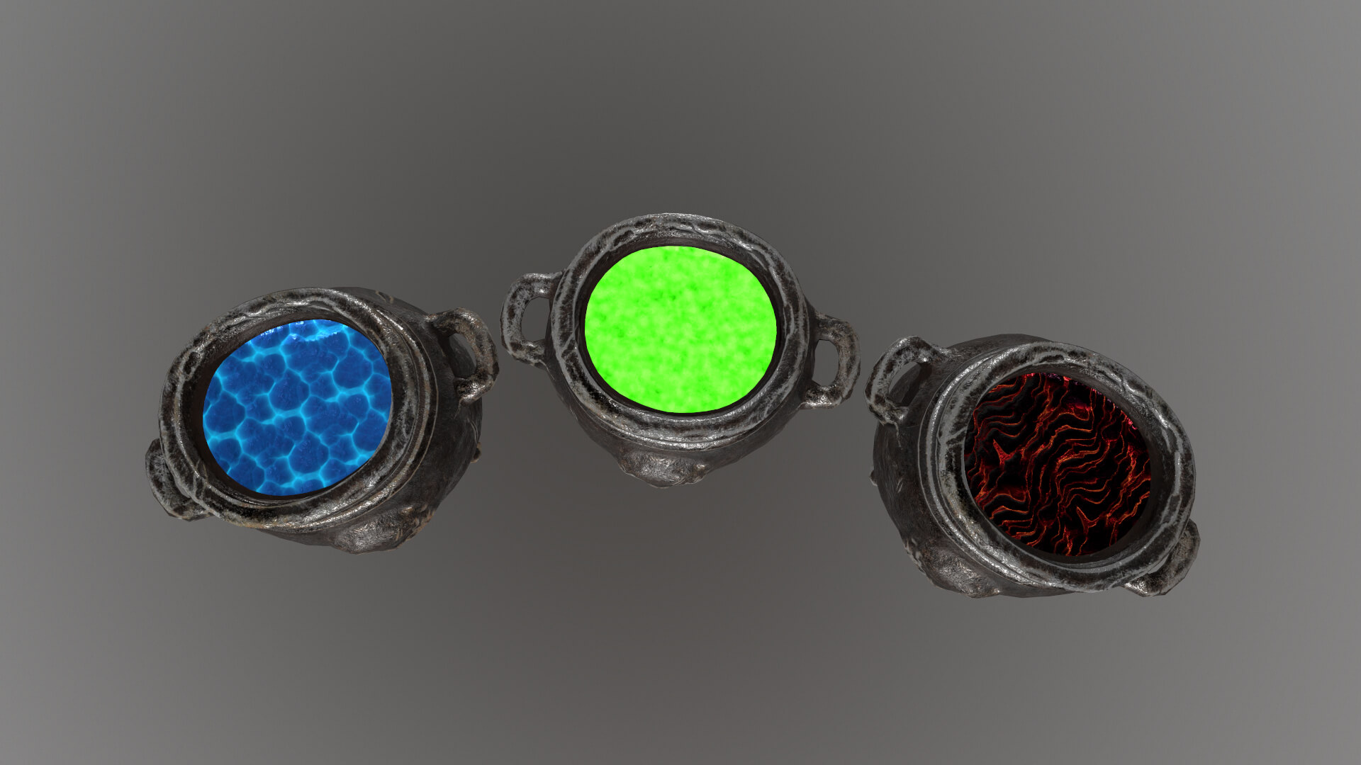 Cauldron Magic - 3D Model by tanchik