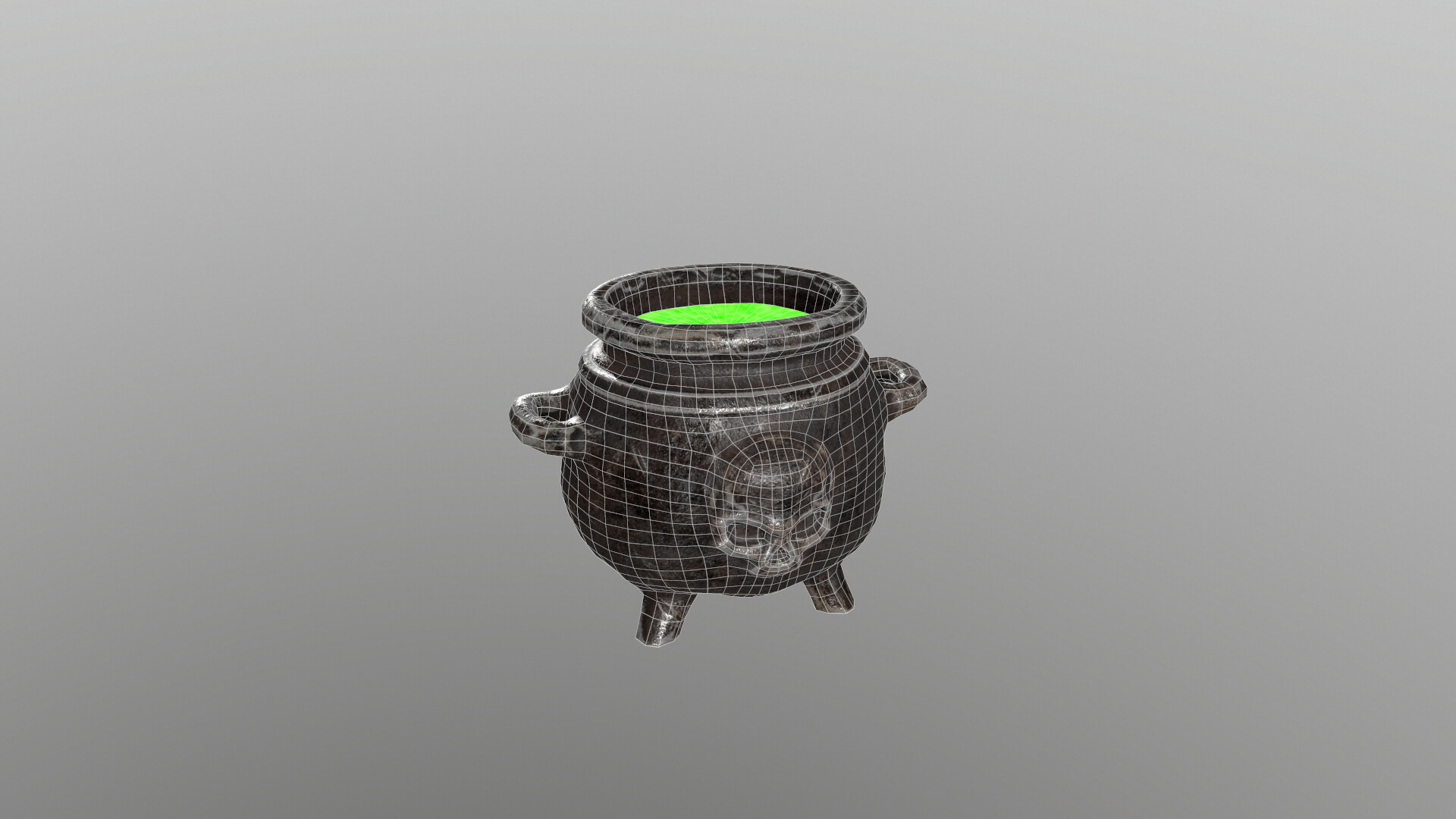 Cauldron Magic - 3D Model by tanchik