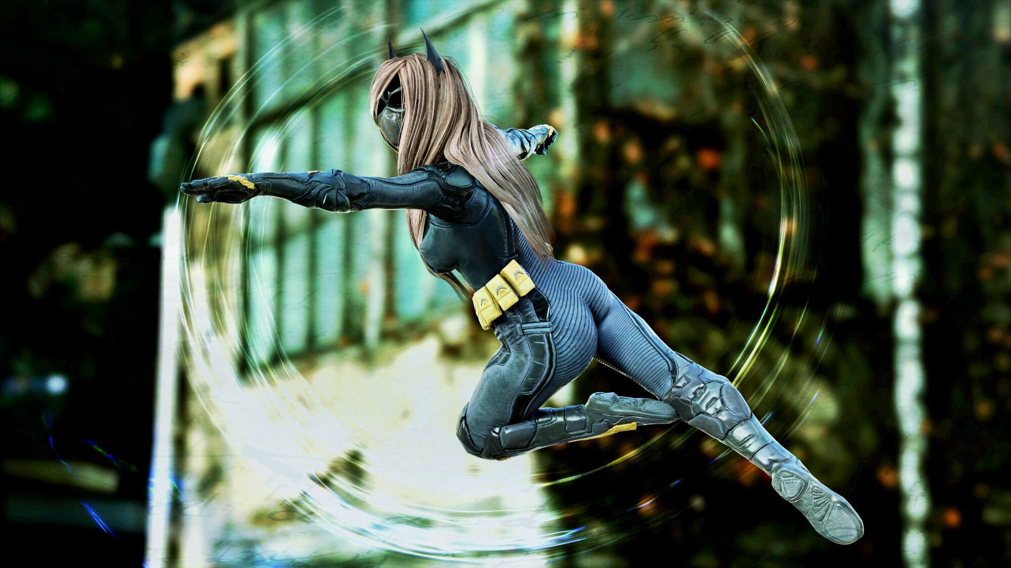 Batgirl aka Barbara Gordon 3D Render by tantographics