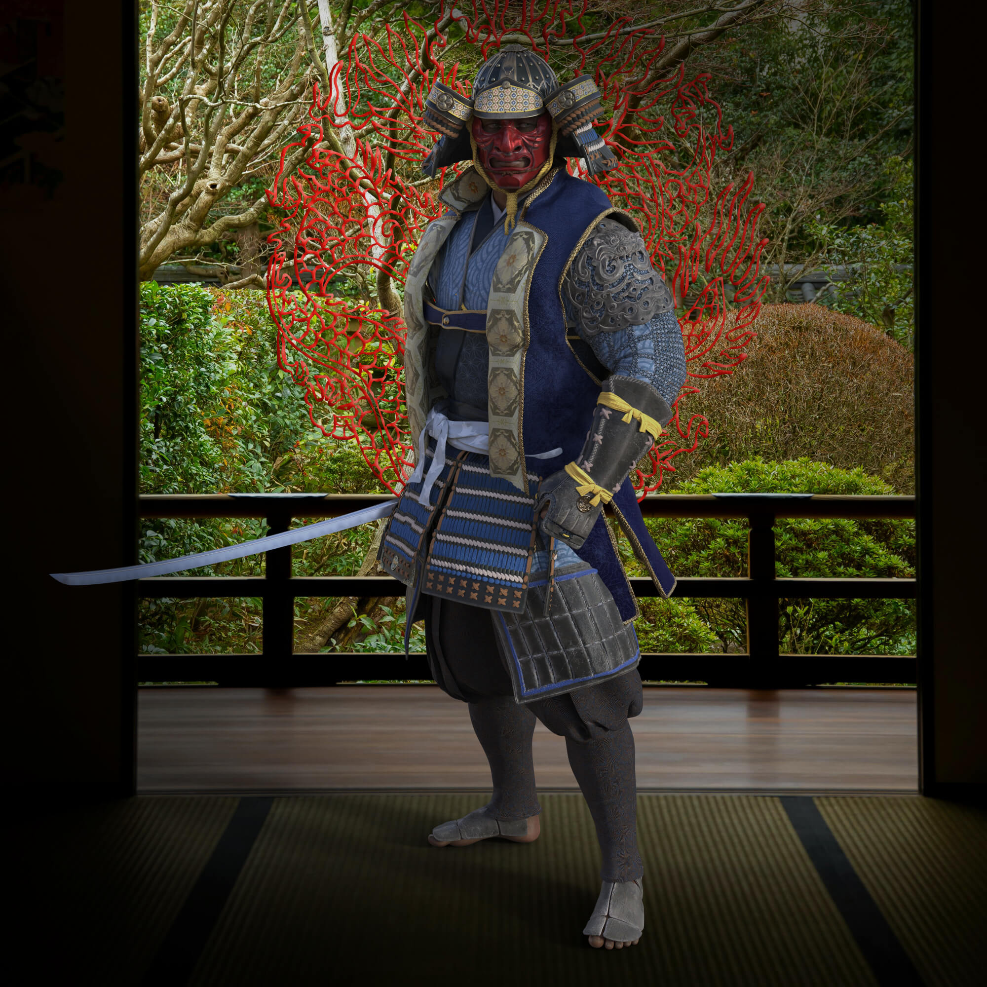 Sentoujinchi - Battle Position 3D Render by tantographics