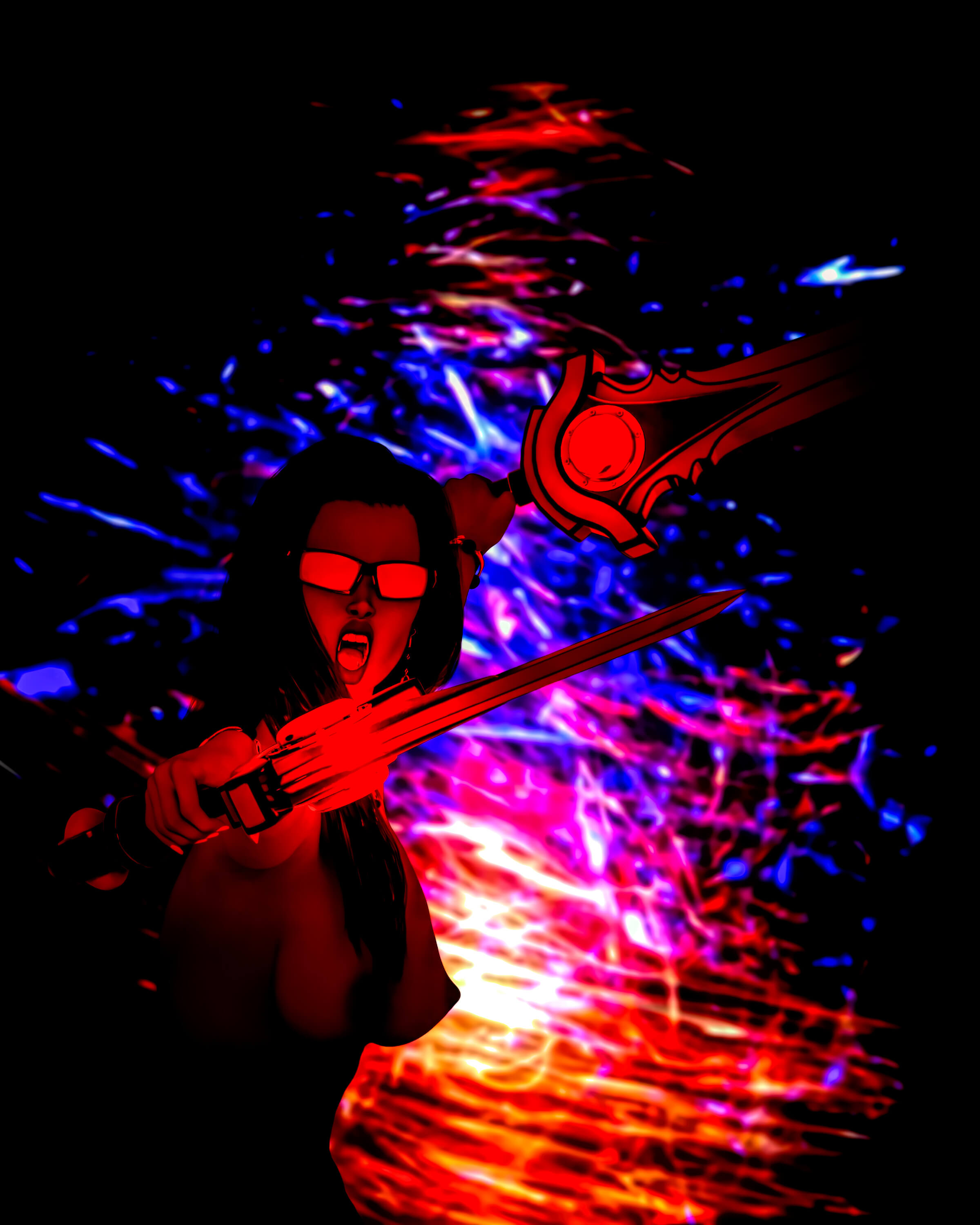 Wraith 3D Render, Digital Art by tantographics