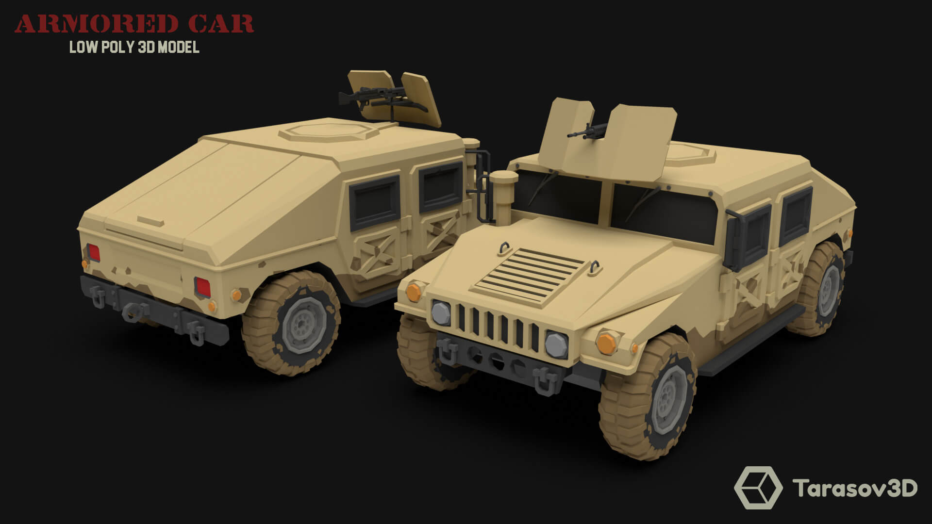 Armored Car - 3D Model by Tarasov3D