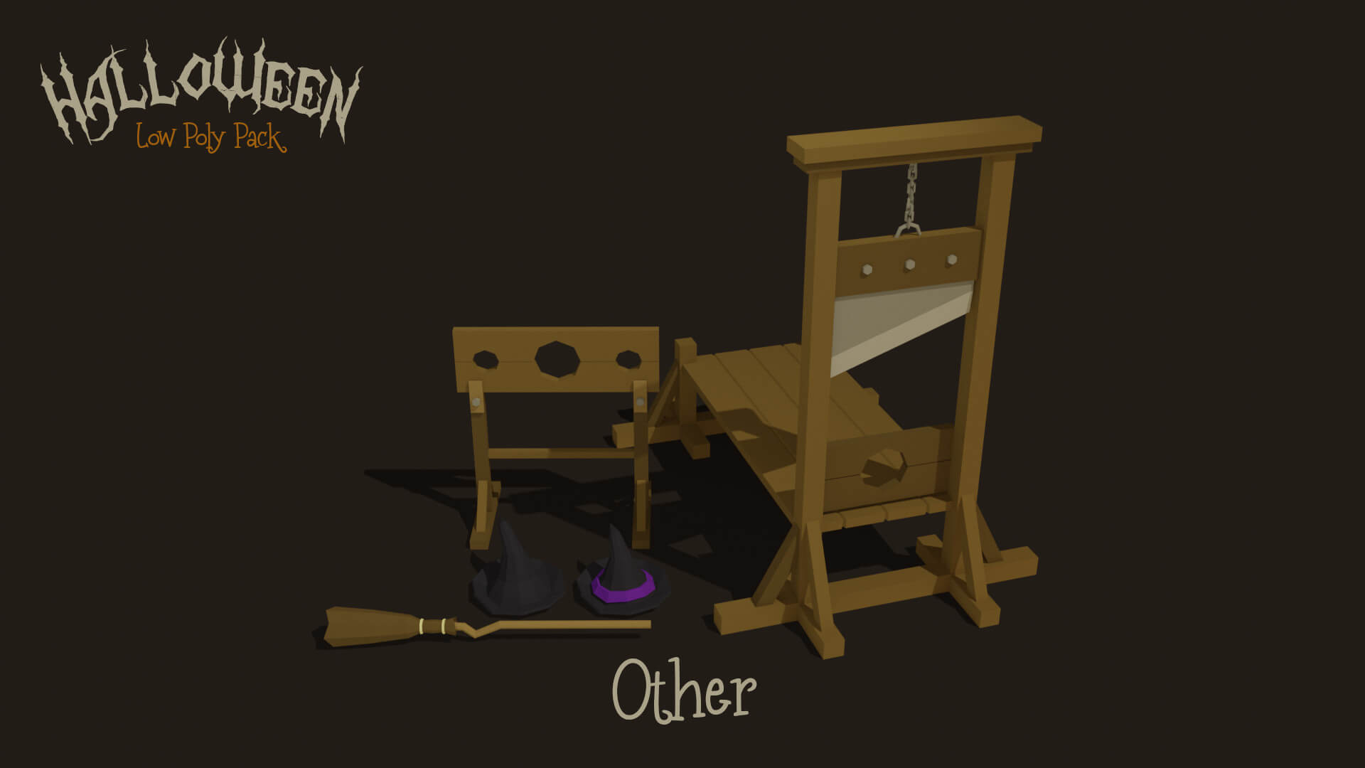 Halloween LowPoly Pack - 3D Model by Tarasov3D