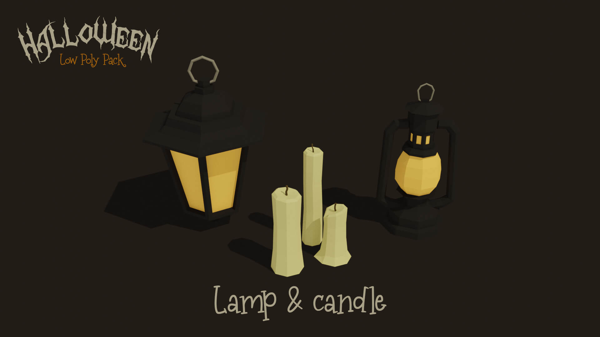 Halloween LowPoly Pack - 3D Model by Tarasov3D
