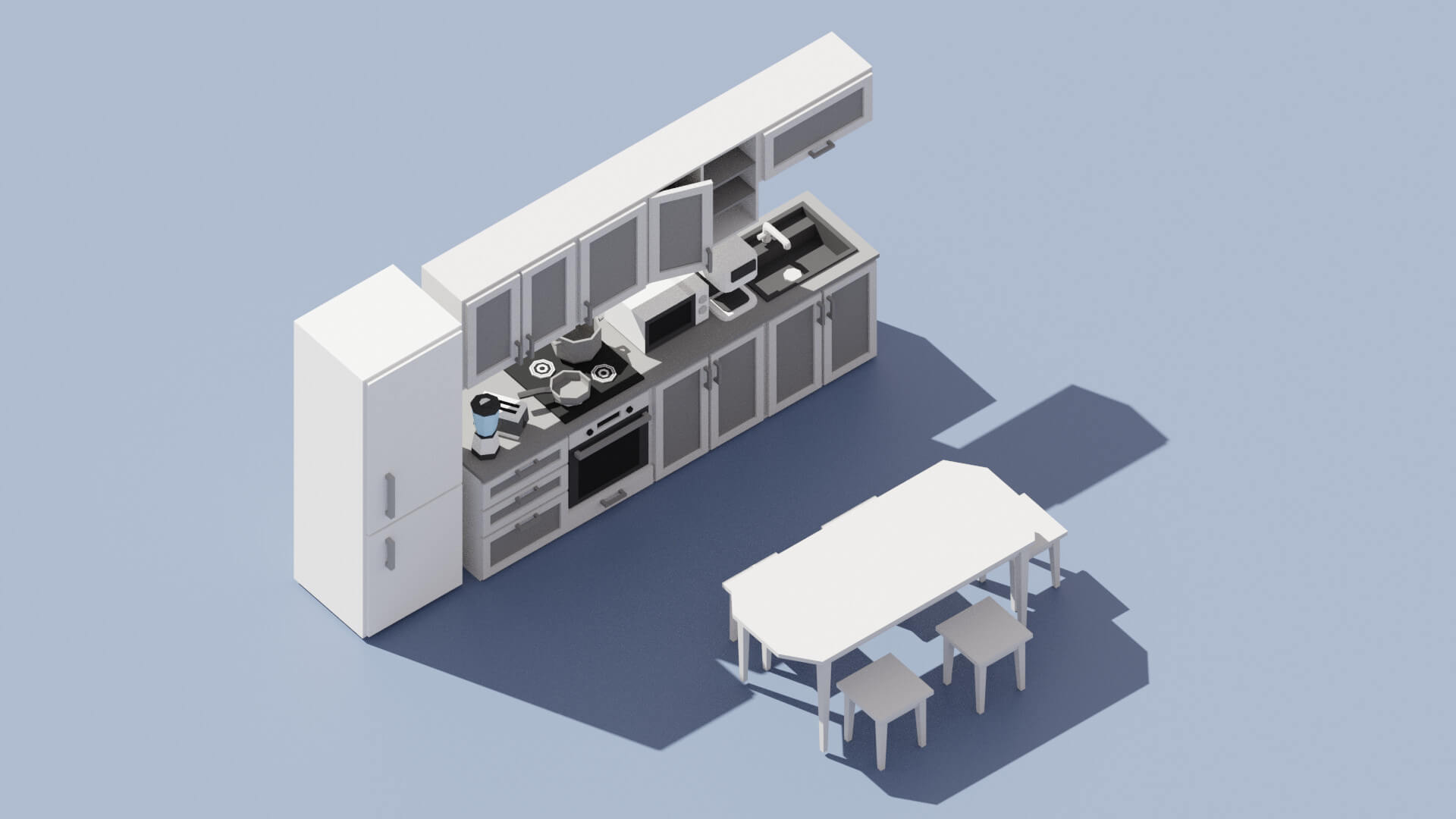 Furniture LowPoly Pack - 3D Model by Tarasov3D