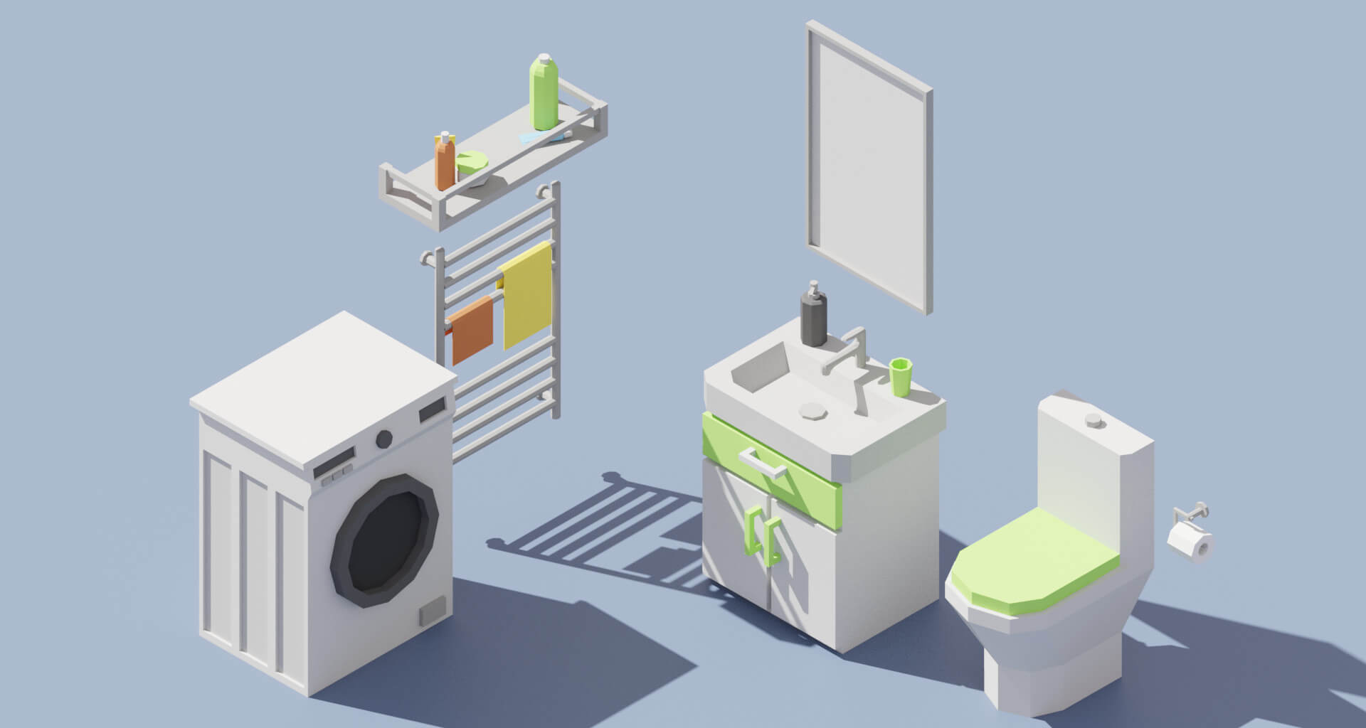 Furniture LowPoly Pack - 3D Model by Tarasov3D