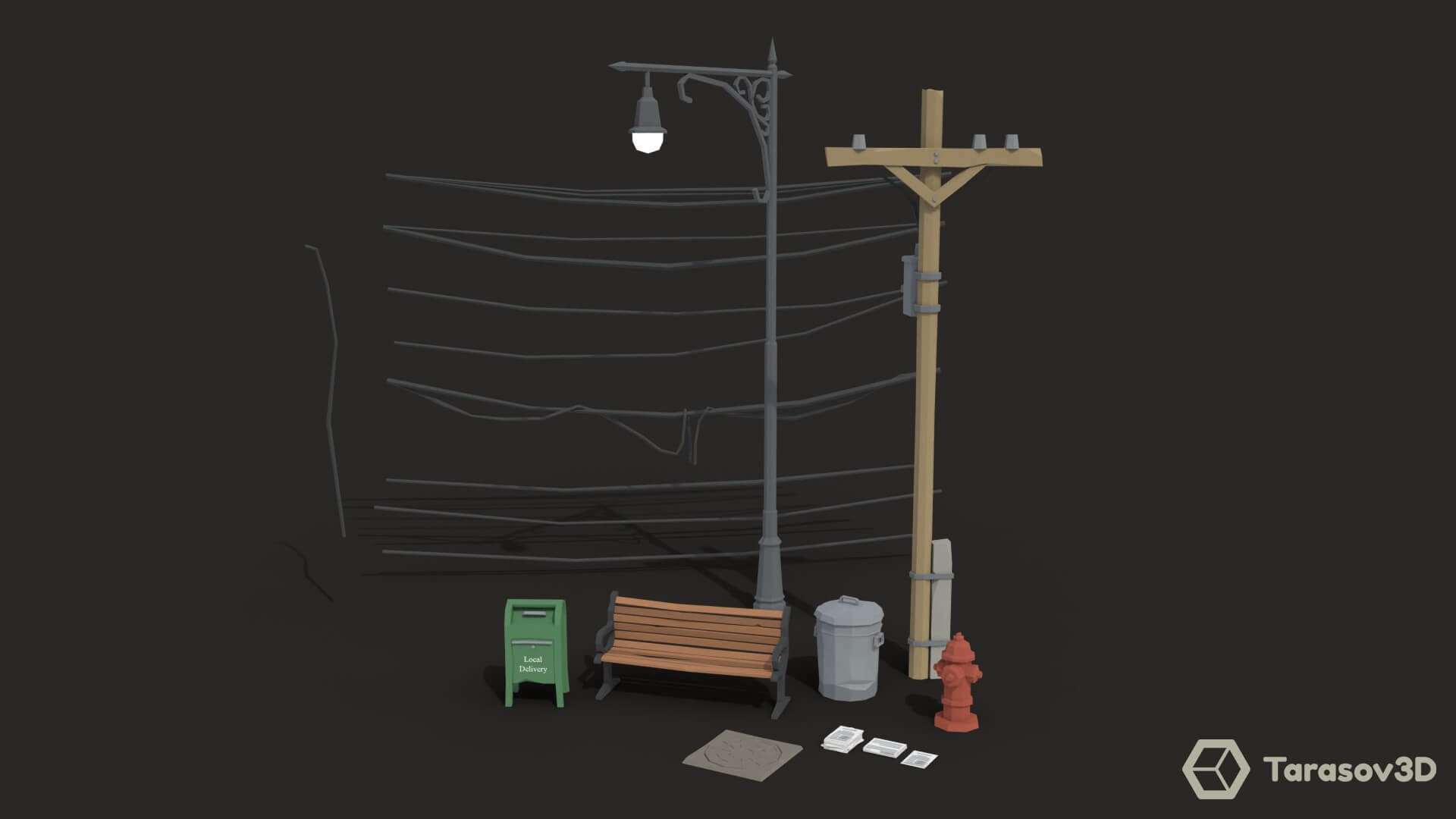 Mafia Low Poly Pack - 3D Model by Tarasov3D