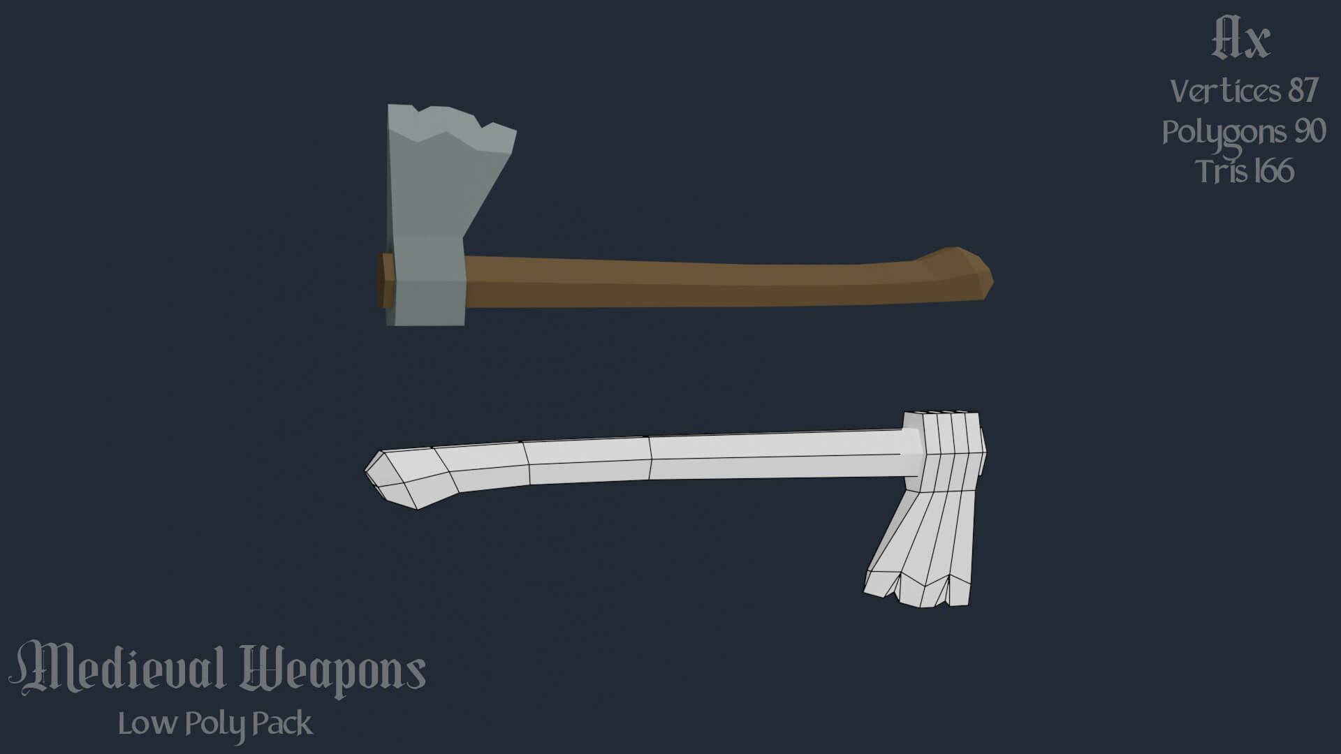 Medieval Weapons Pack - Free 3D Model by Tarasov3D