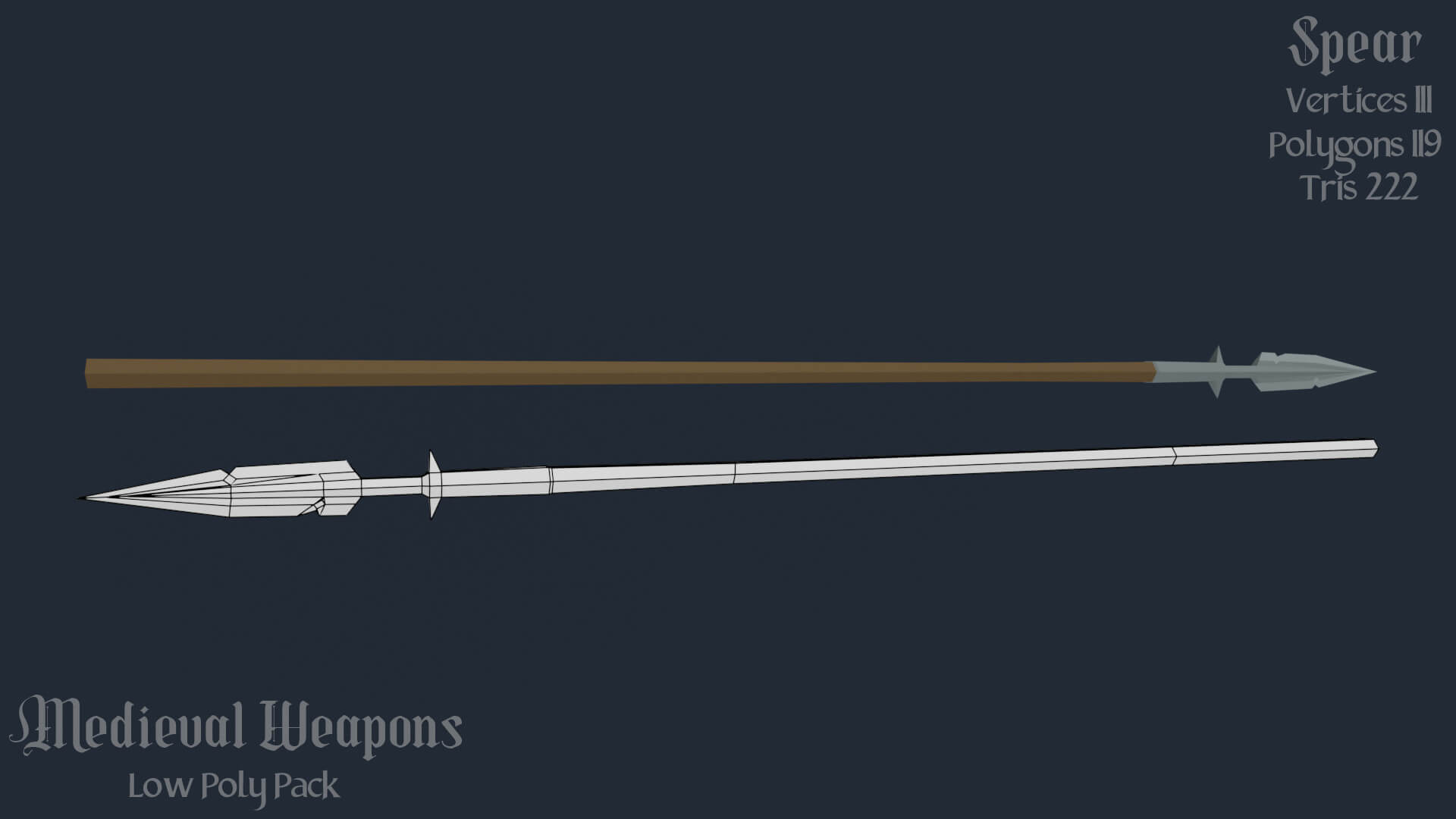 Medieval Weapons Pack - Free 3D Model by Tarasov3D